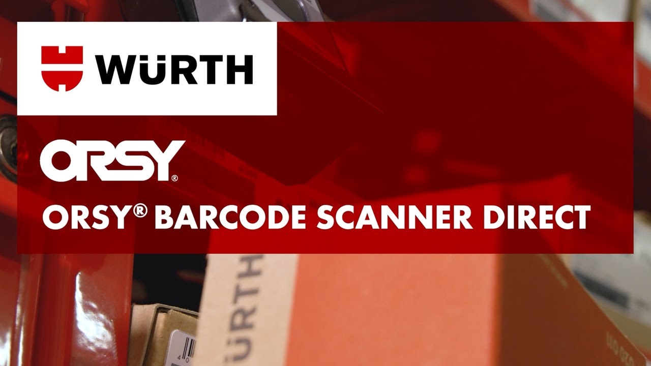 Order directly from your stockroom with ORSY® Barcode Scanner Direct ...