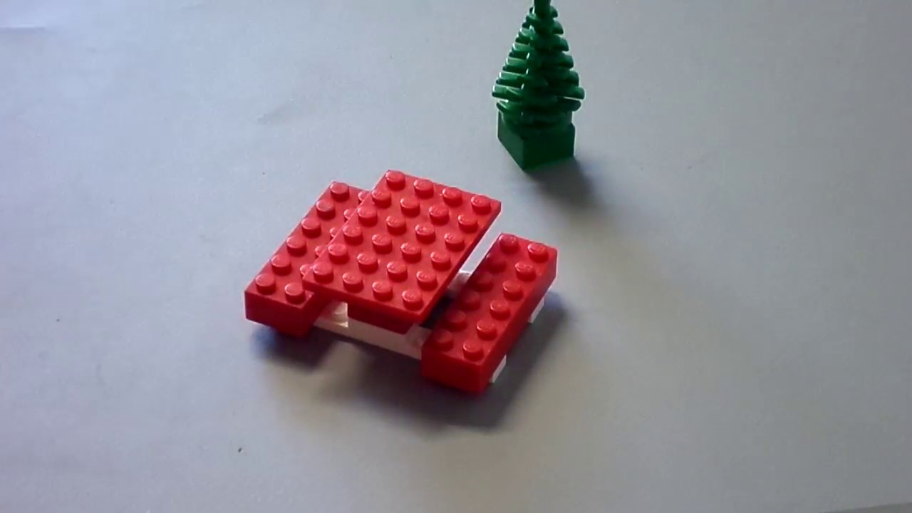 How to Make a Lego Picnic Bench - YouTube