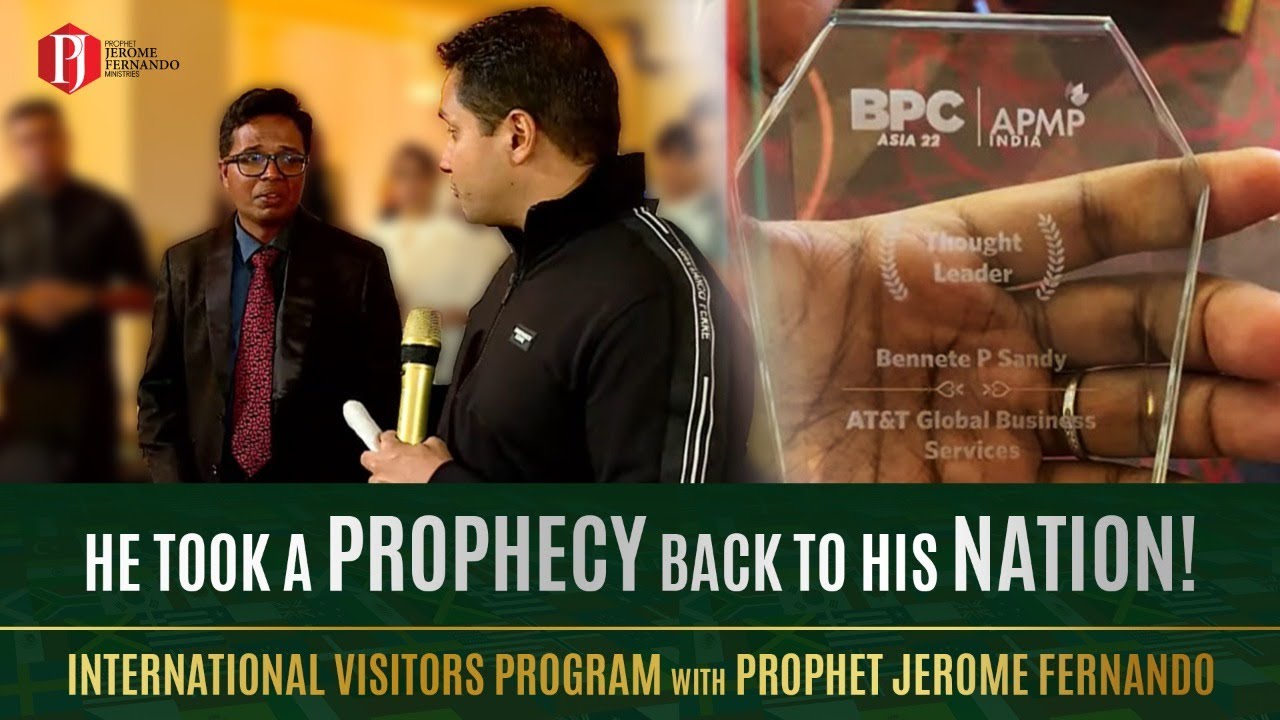 He took a Prophecy back to his nation! | International Visitors Program ...