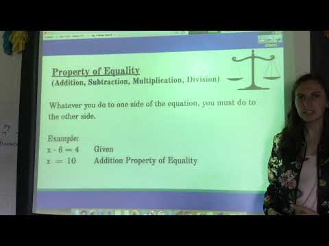 Justifying Your Steps When Solving Equations - YouTube