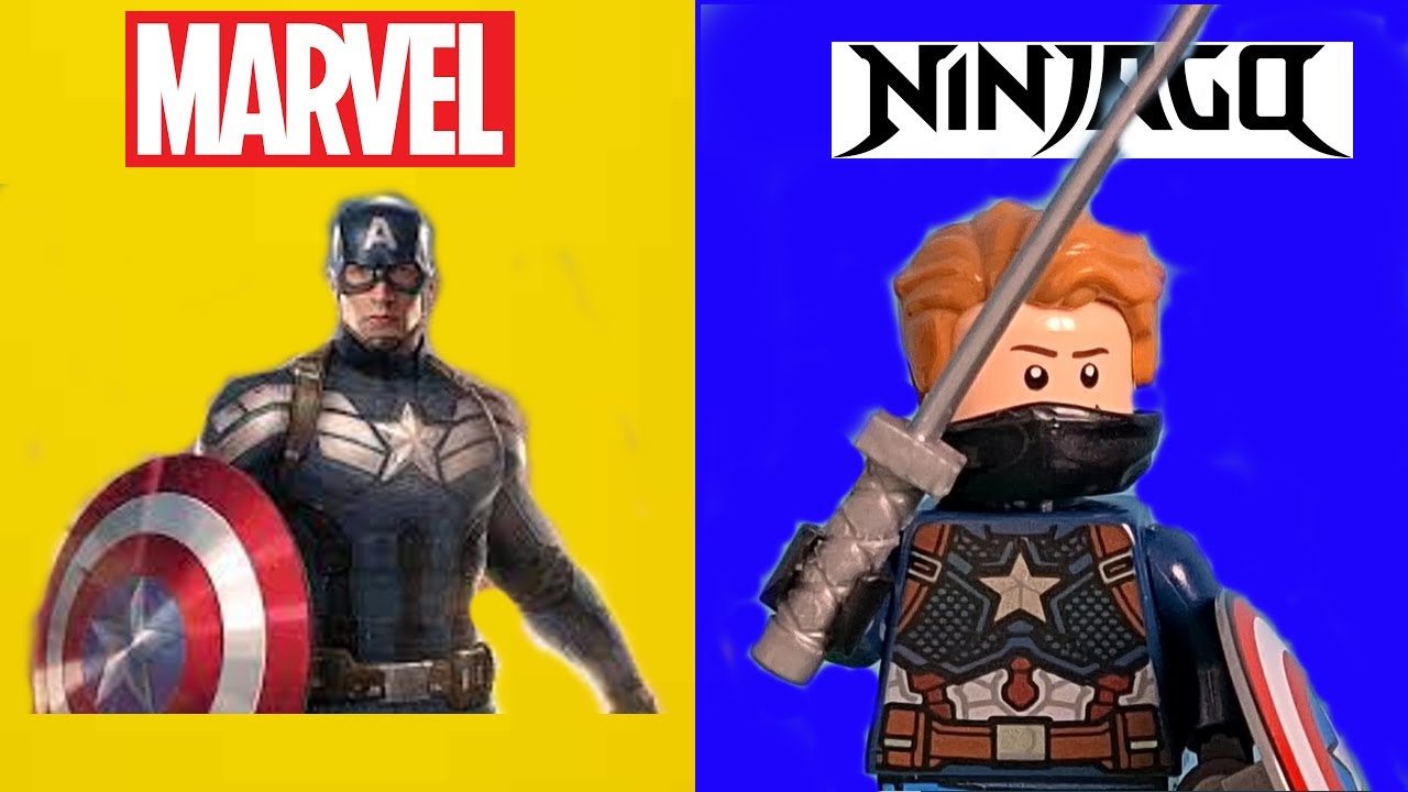 I Turned LEGO MARVEL Characters Into NINJAGO MINIFIGURES - YouTube
