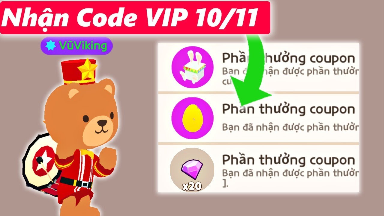 CODE VIP 10/11, CÁCH NHẬN CODE MỚI | PLAY TOGETHER - YouTube