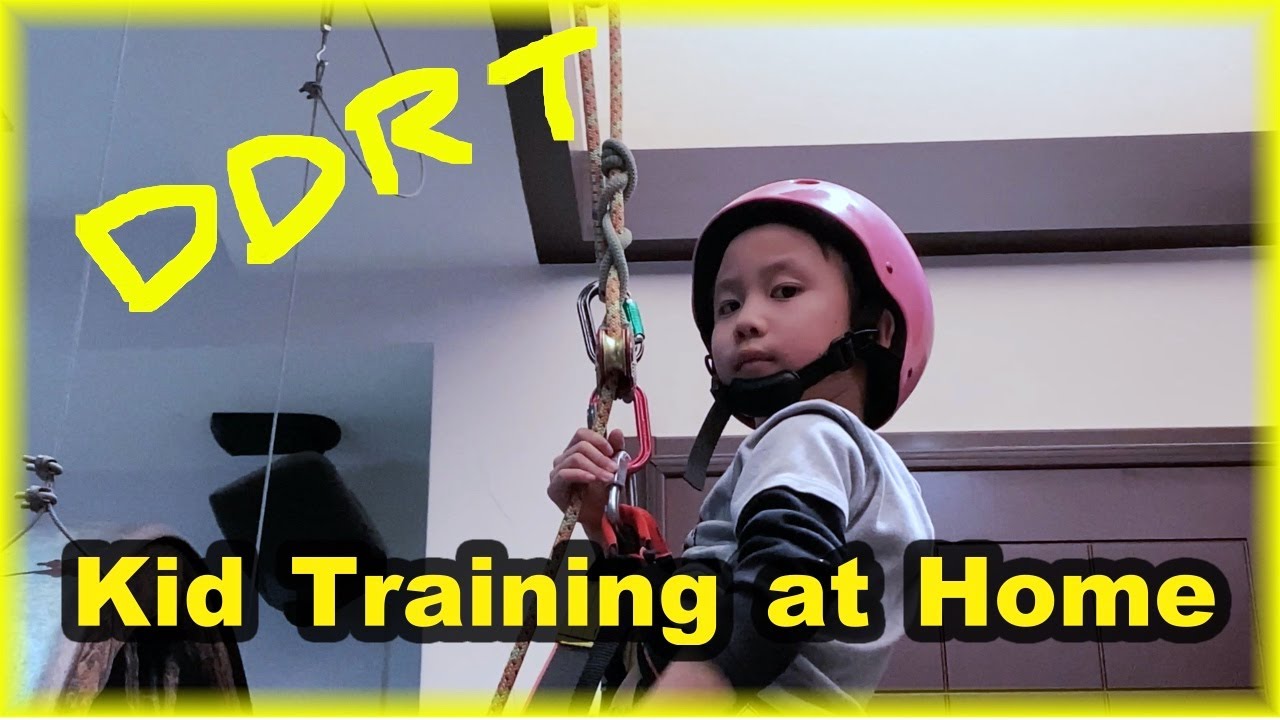 DDRT Home Training 小孩在家攀樹訓練 - YouTube