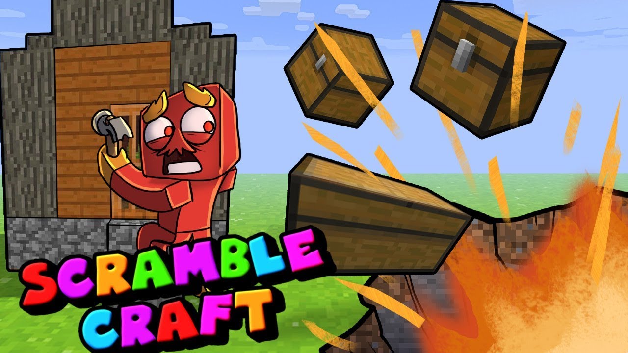 Minecraft | Scramble Craft - WHO GRIEFED MY BASE? - YouTube