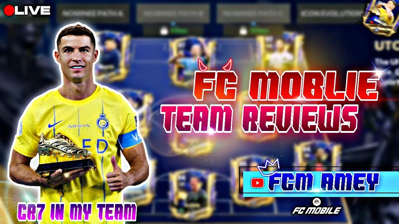 🔴LIVE:- 98 CR7 IN MY TEAM 😎| FC MOBLIE LIVE GAMEPLAY | EAFC MOBLIE LIVE ...