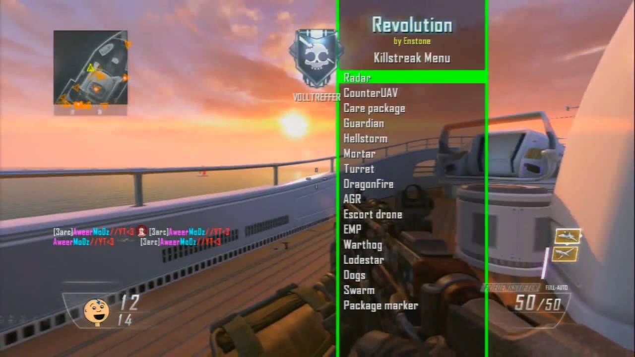 PS3 BO2 Revolution Mod Menu by Enstone 1 18 2 18 - YouTube