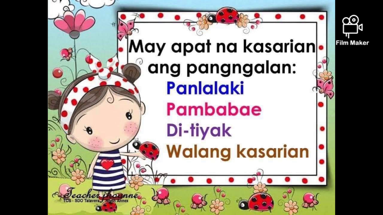KASARIAN NG PANGALAN // Online Learning - YouTube