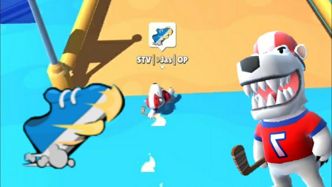 Finally got kick emote! Stumble guys - YouTube