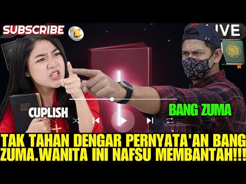 “Tak Tahan dengar Statement BANG ZUMA, Wanita Ini Ngotot Dan Nafsu Untuk  Membantah.Debat Terpanas‼️