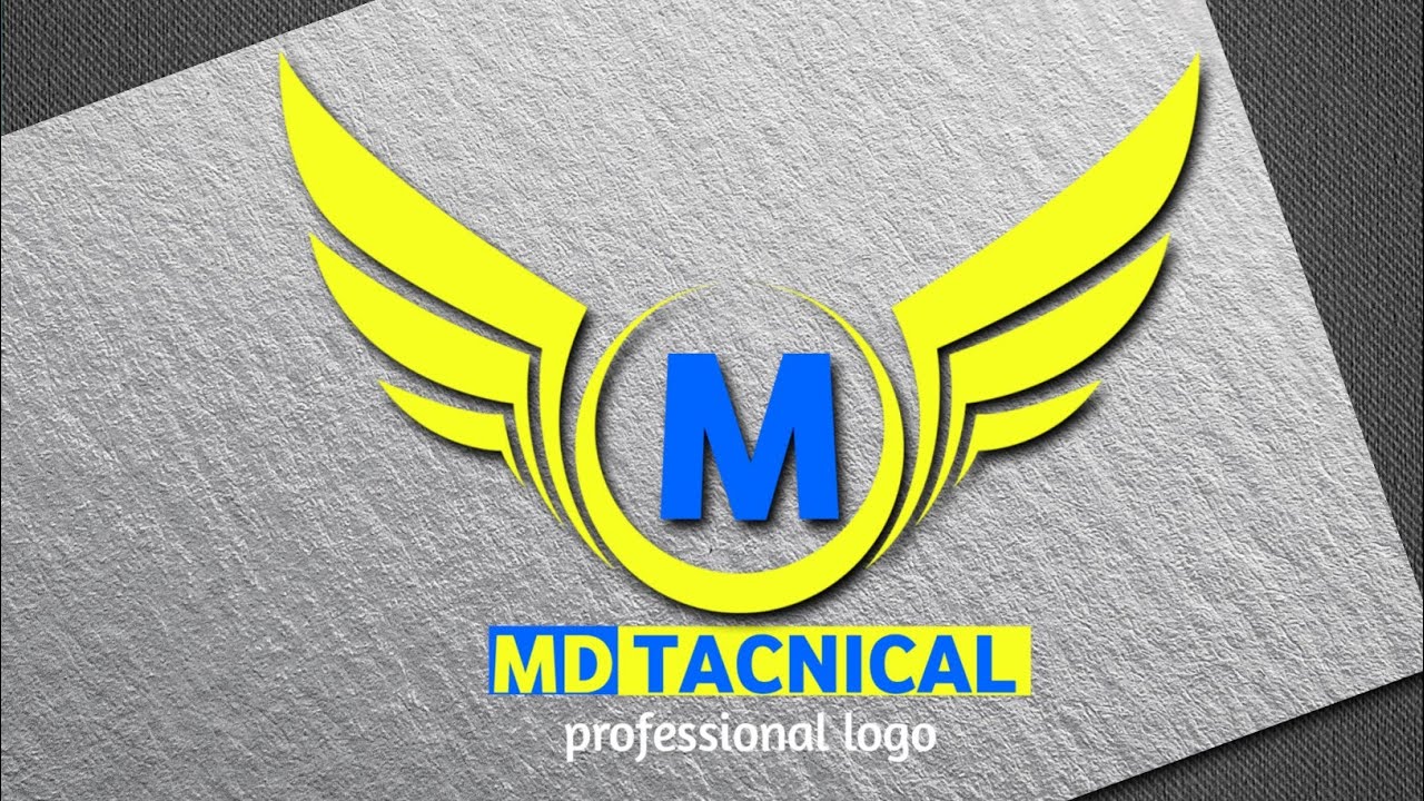 how to make logo for youtube channel | logo design - YouTube