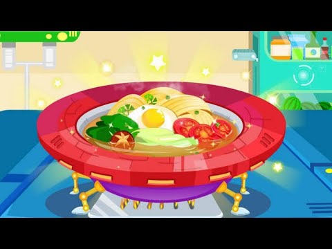 BabyBus Panda cooking game। Baby panda robot kitchen। Educational Games ...