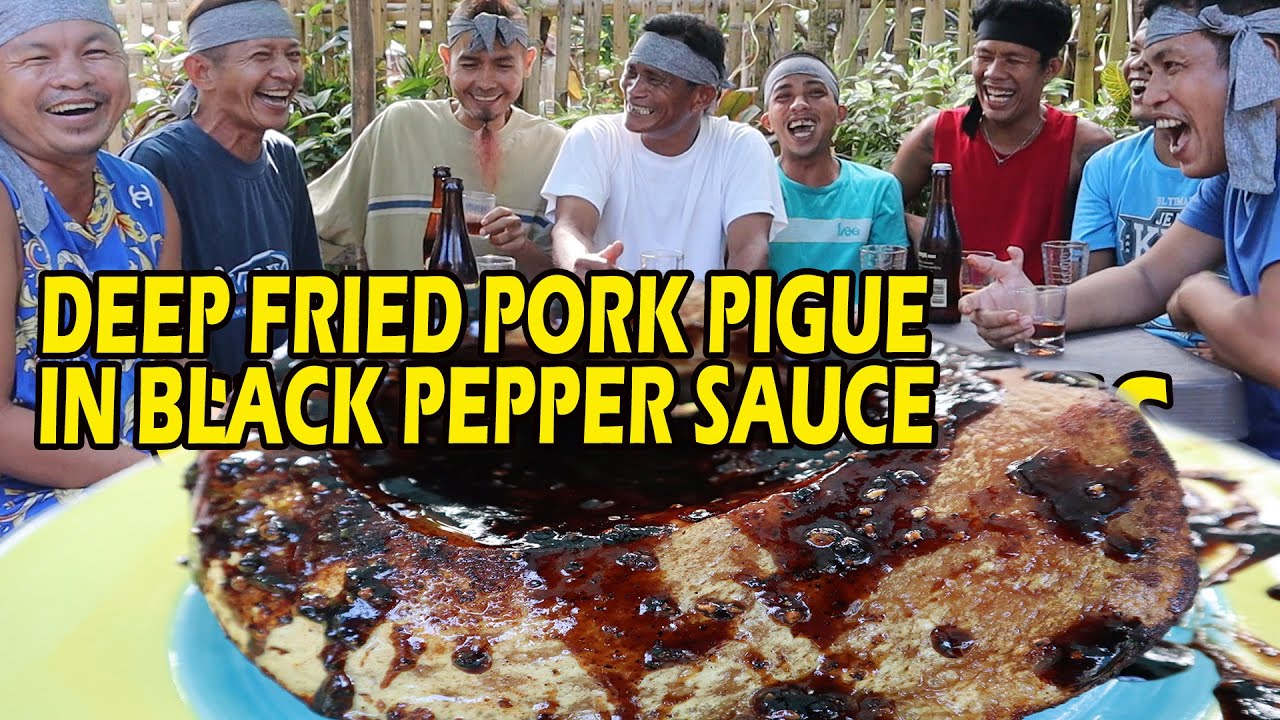 DEEP FRIED PORK PIGUE IN BLACK PEPPER SAUCE - YouTube