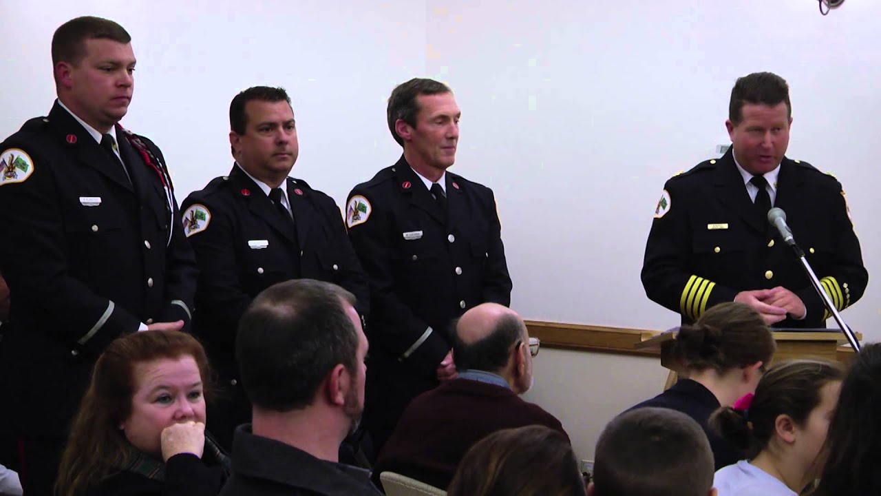 Fire Department Officer Swearing In Ceremony 12-03-15 - YouTube