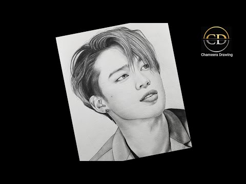 How to draw BTS Jimin step by step || Drawing Tutorial || pencil drawing ||