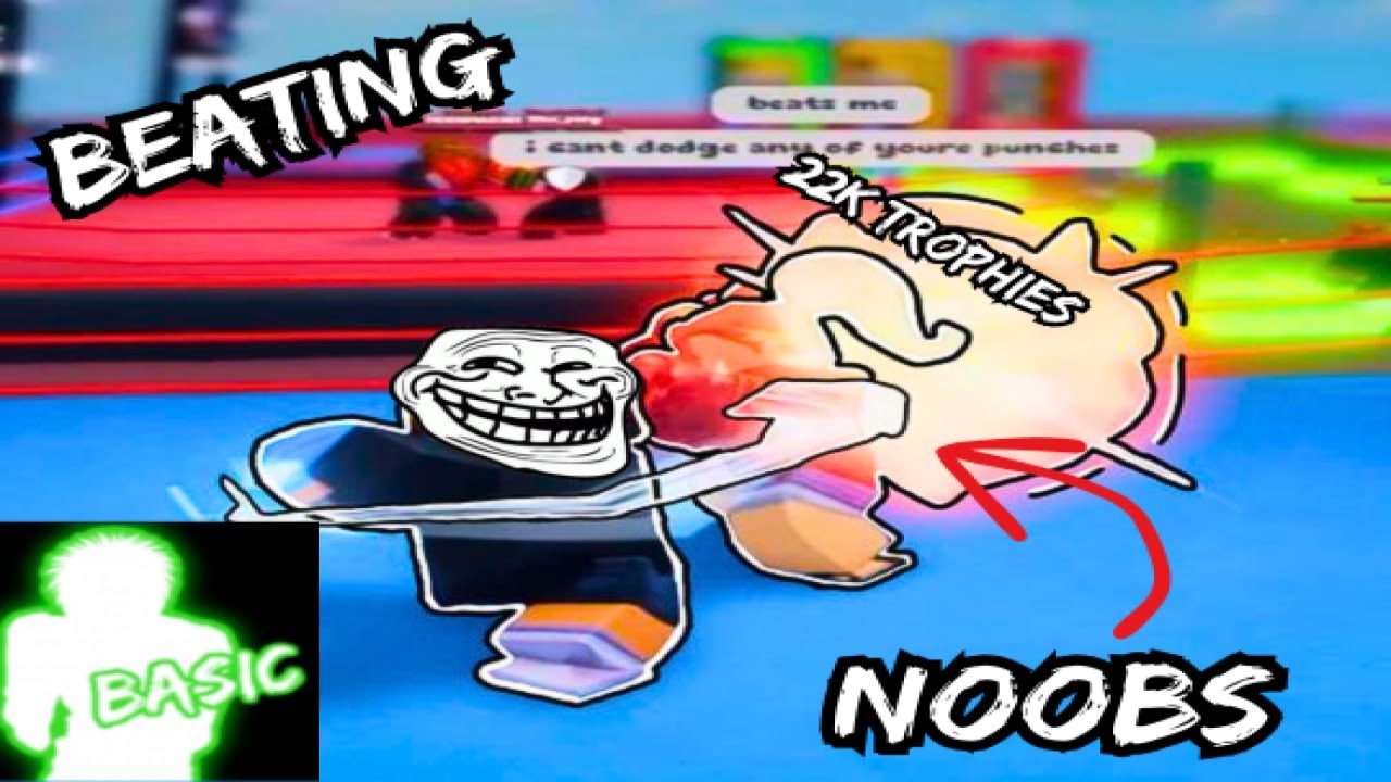 BEATING DOWN NOOBS WITH BASIC STYLE (UNDERRATED??) || UNTITLED BOXING GAME - YouTube