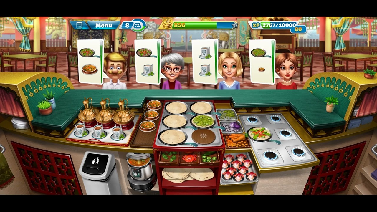 Cooking Fever Challenge Indian Diner Level 5 - YouTube