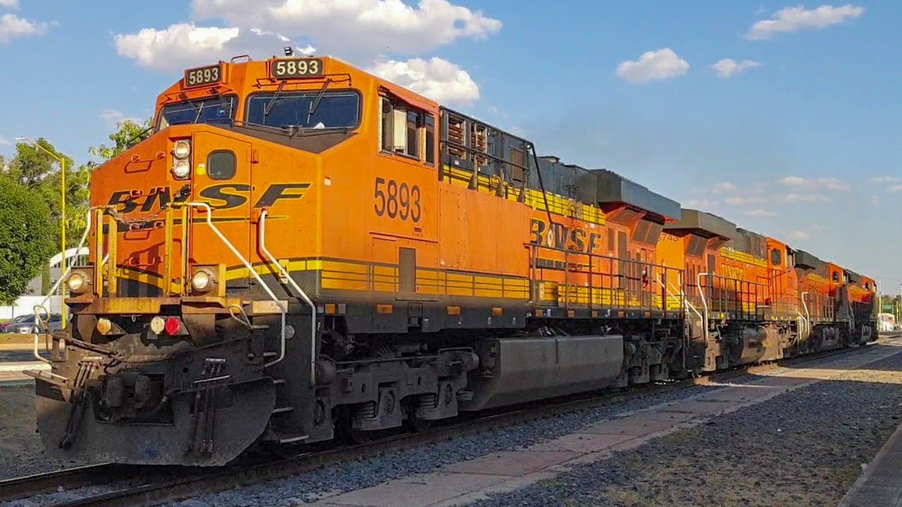 ¡BNSF 5743 "AC44EV" en México! | Máquinas Solas al Norte - YouTube