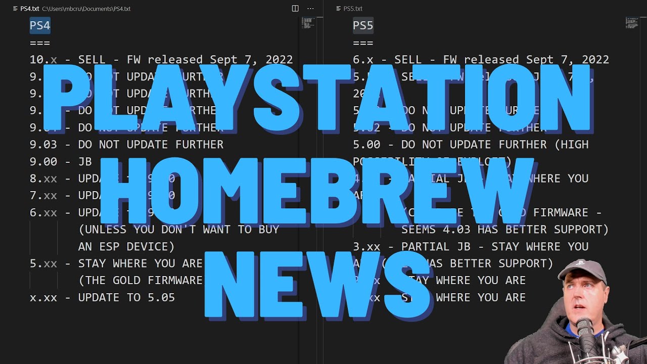 #PlayStation Homebrew News (PS4 10.50/PS5 7.01 FW Released, mast1c0re ...