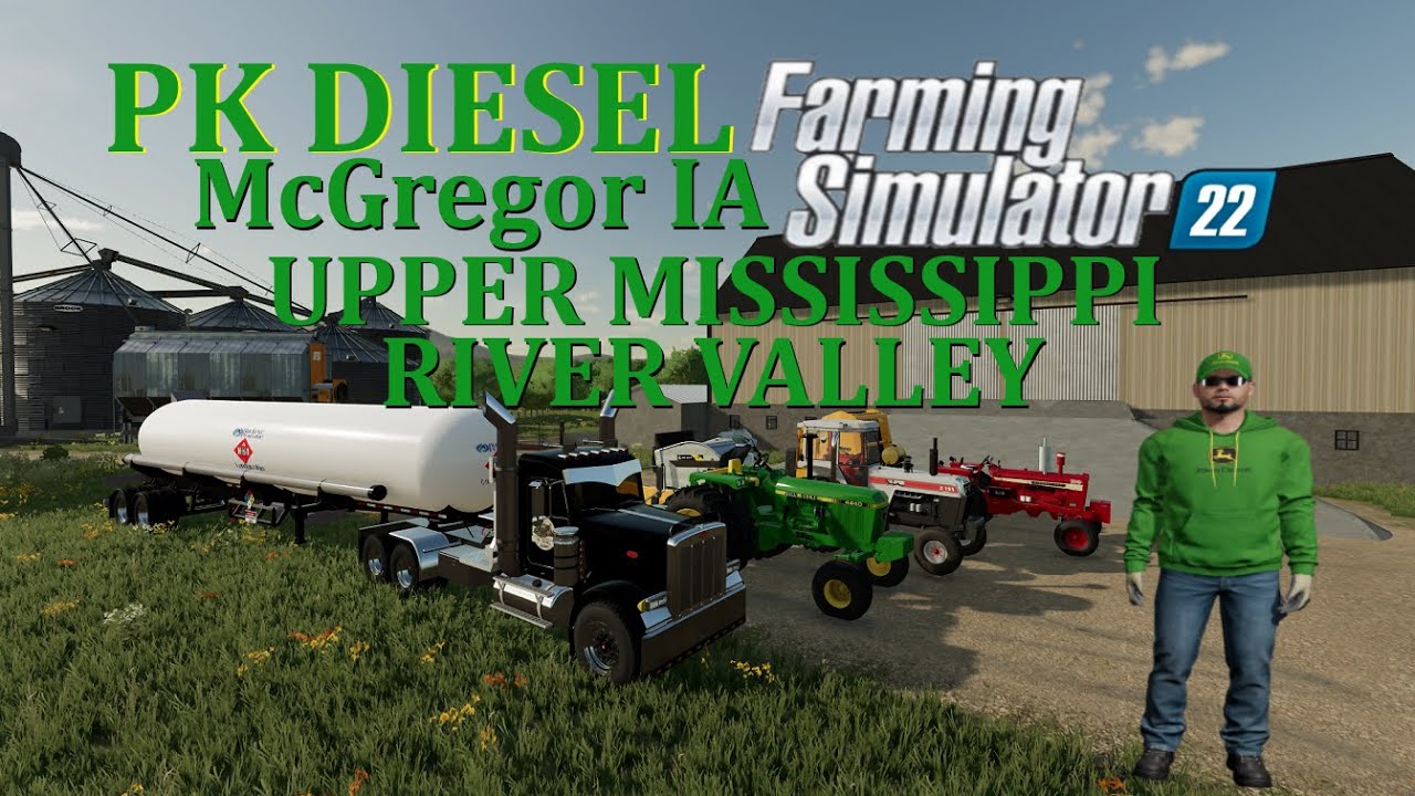 TOUR FLYOVER OF THE NEW UPPER MISSISSIPPI RIVER VALLEY 4X MAP ALFALFA ...