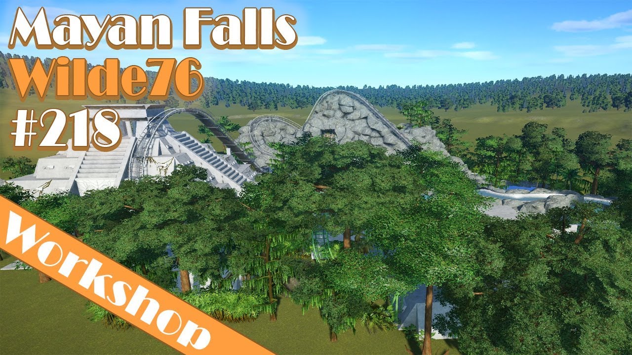 Mayan Falls - Wilde76 🎢 PLANET COASTER 🎠 Attraktion Vorstellung #218 ...