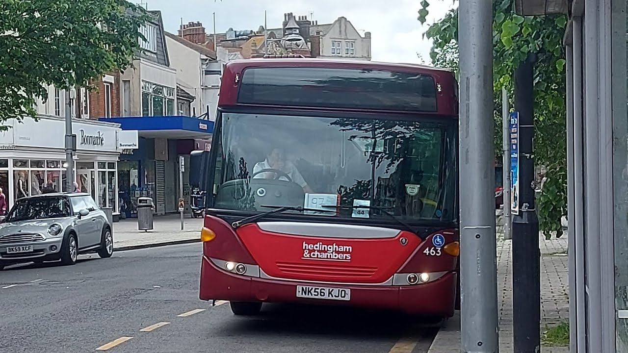 NK56 KJO | 97 | Hedingham & Chambers | Scania N230UB OmniCity - YouTube