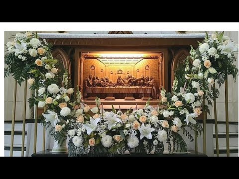 eps.196 Rangkaian bunga melengkung depan Altar (edisi wedding) - YouTube