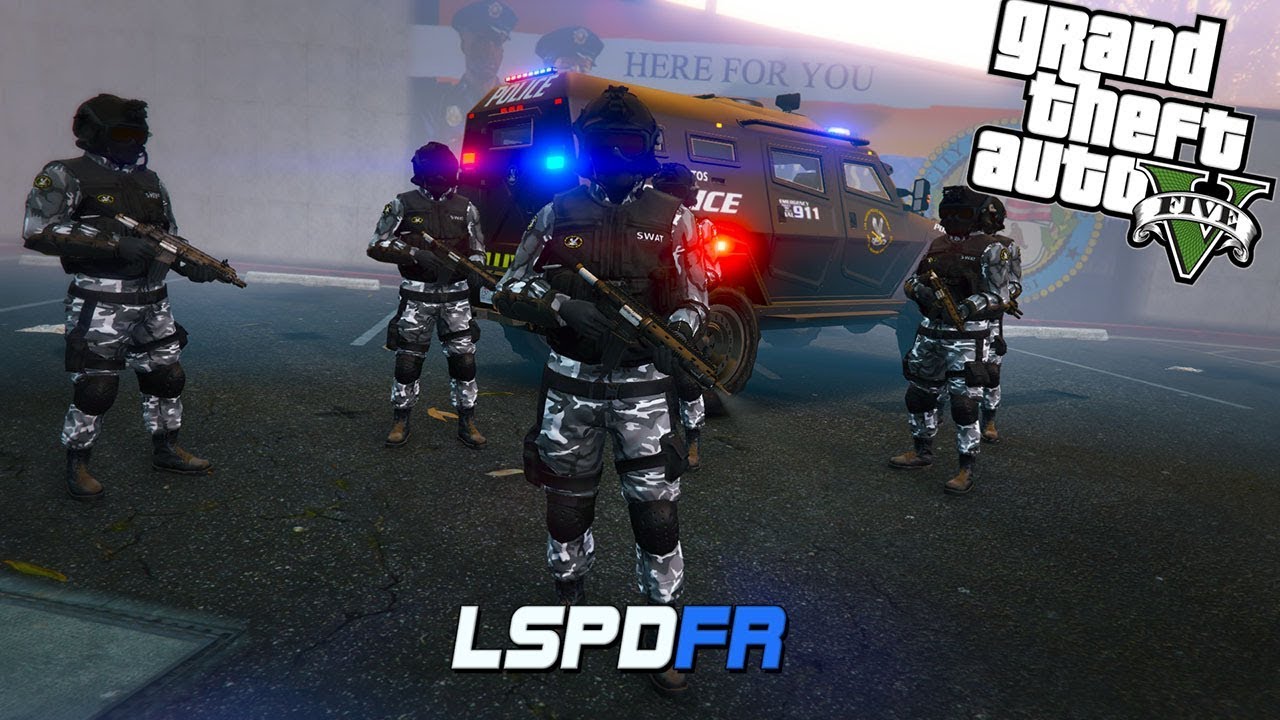 GTA 5 LSPDFR - SWAT - Attack on Simmet Alley - YouTube