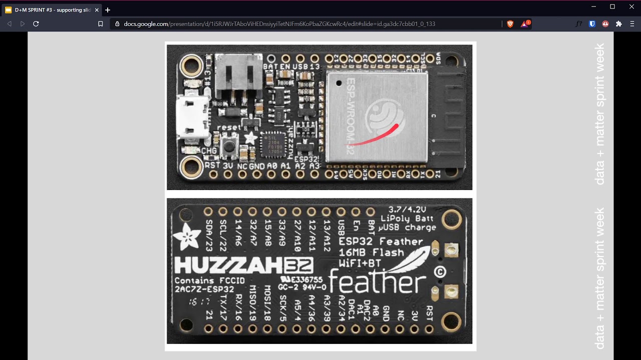 MDD sprint #3 - feather huzzah32 walkthrough - YouTube