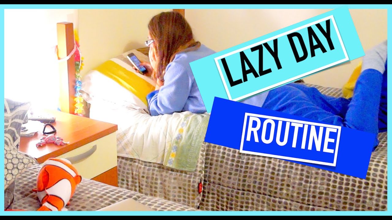 My LAZY DAY routine //Dolcefatina90 - YouTube