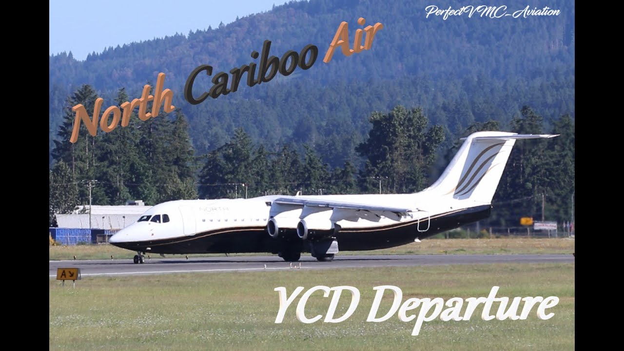 North Cariboo Air Avro RJ100 YCD Departure - YouTube