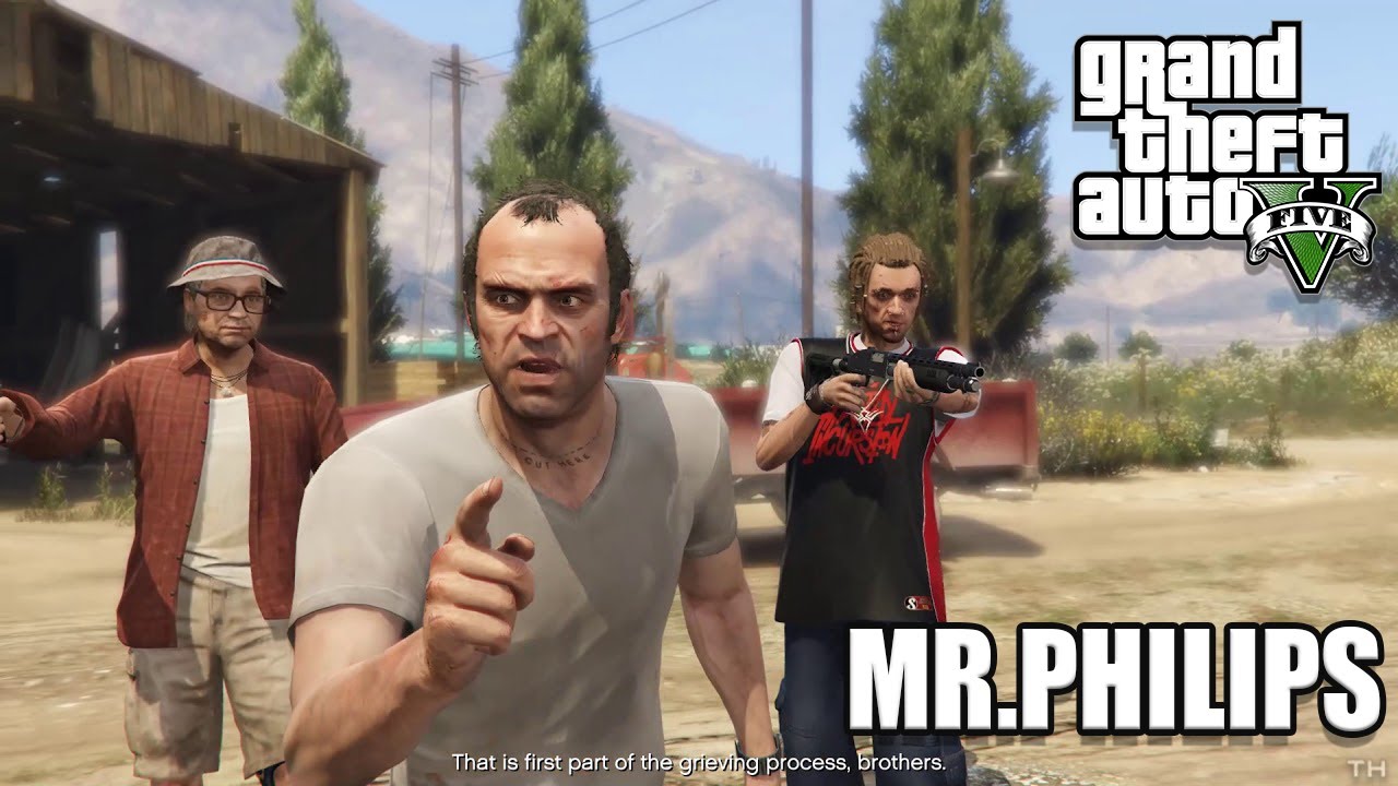 GTA 5 Gameplay | Mission Mr.Philips |Trevor Philips. - YouTube