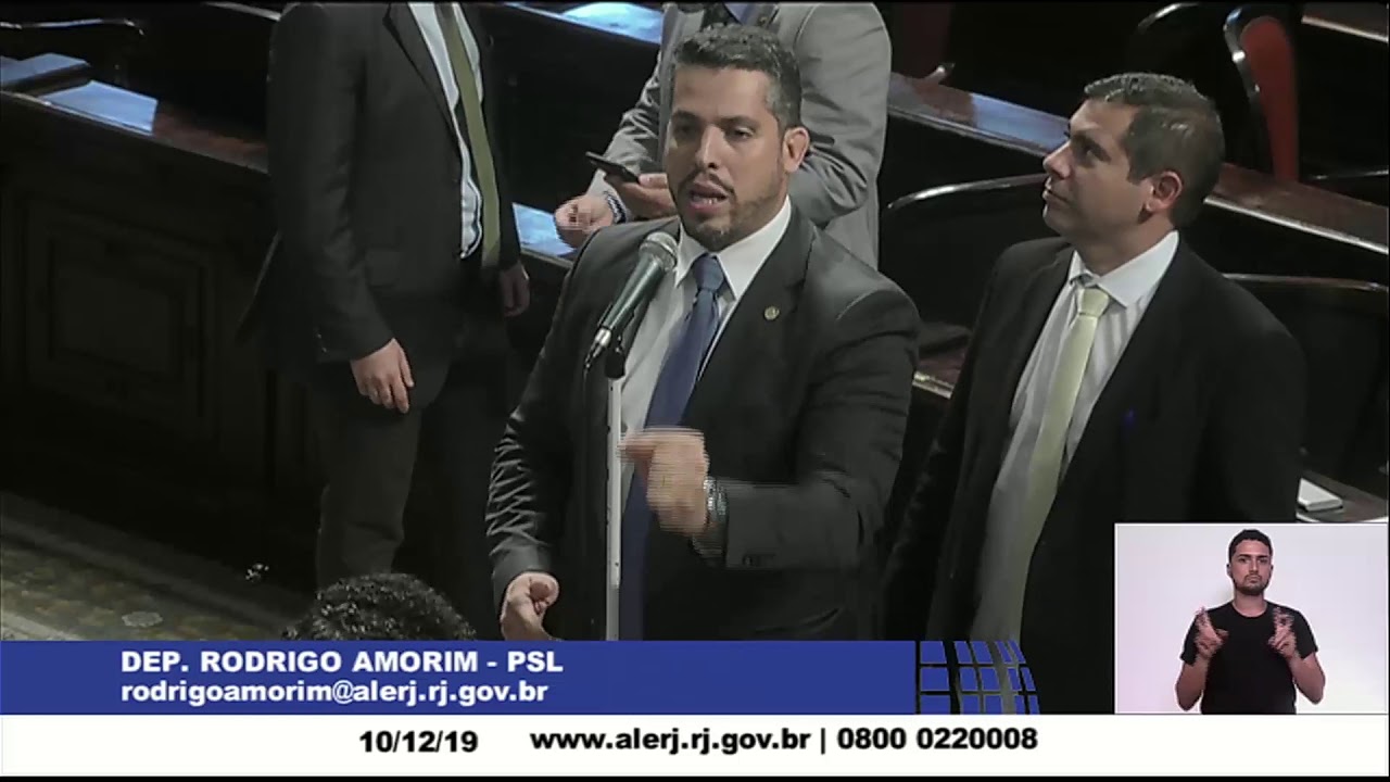 Sessões Ordinária e Extraordinária - 10/12/19 - Rodrigo Amorim 2 - YouTube