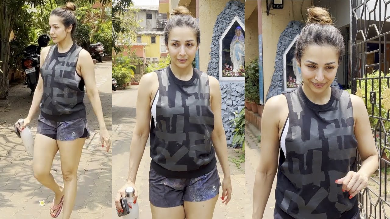 Malaika Arora Spotted Post Yoga Session In Bandra - YouTube