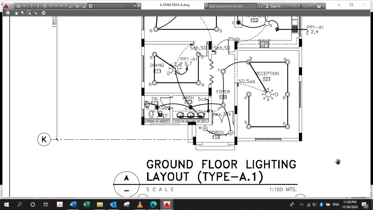 Sample of lighting layout plan for house...NEC, NFPA - YouTube