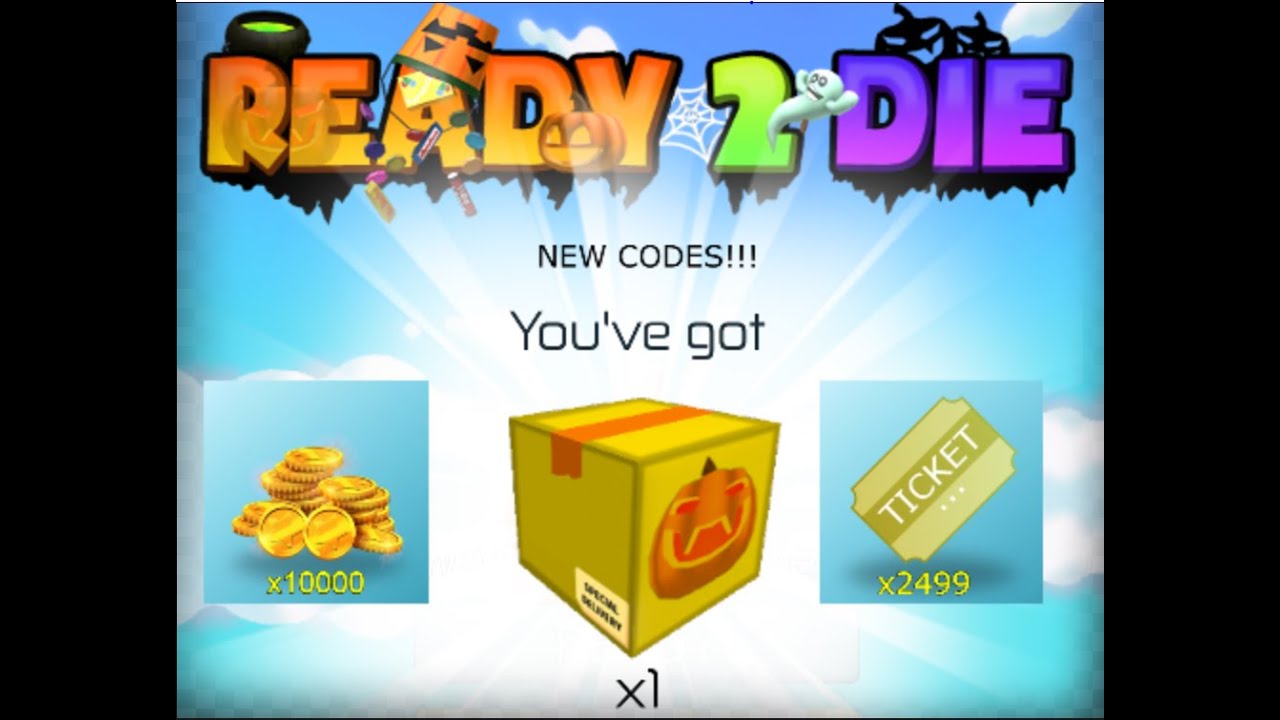 CODES FOR READY 2 DIE ROBLOX 2023 - YouTube