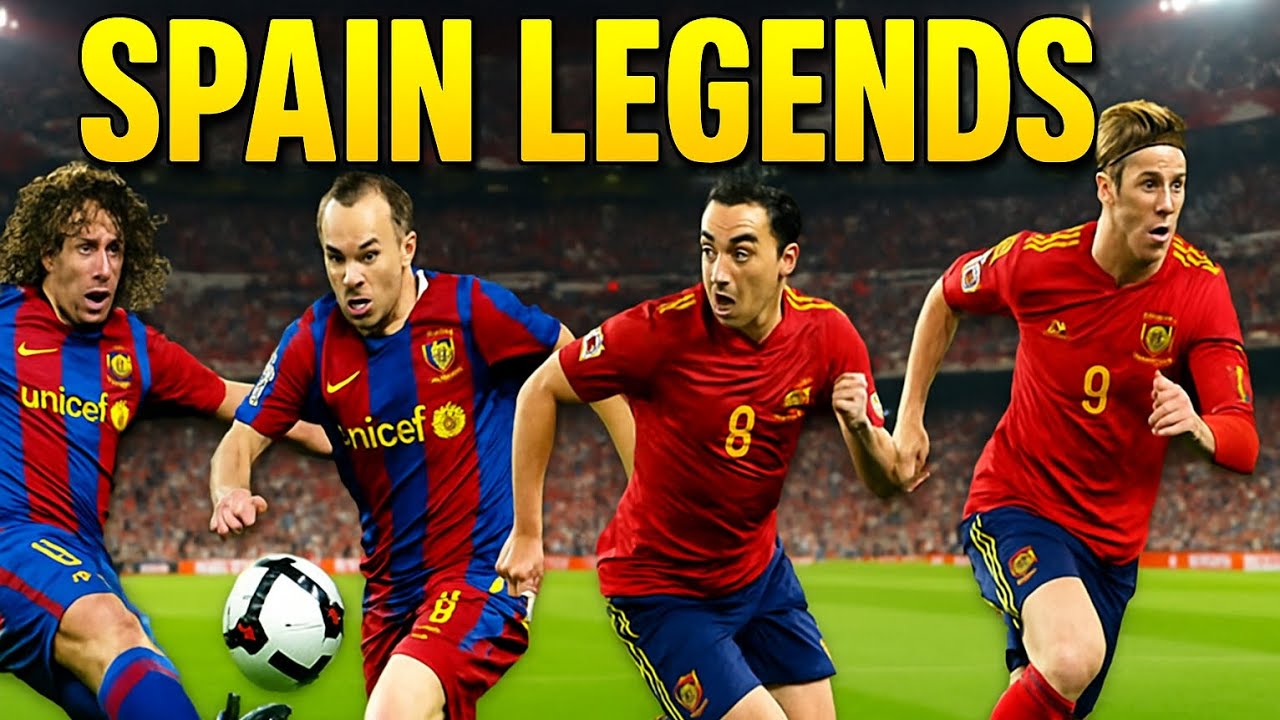 "Spain Legends turn the field into a canvas; Every pass feels like ...