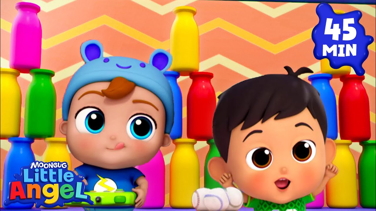 Baby John and Manny Compete in a Carnival Competition | Little Angel ...