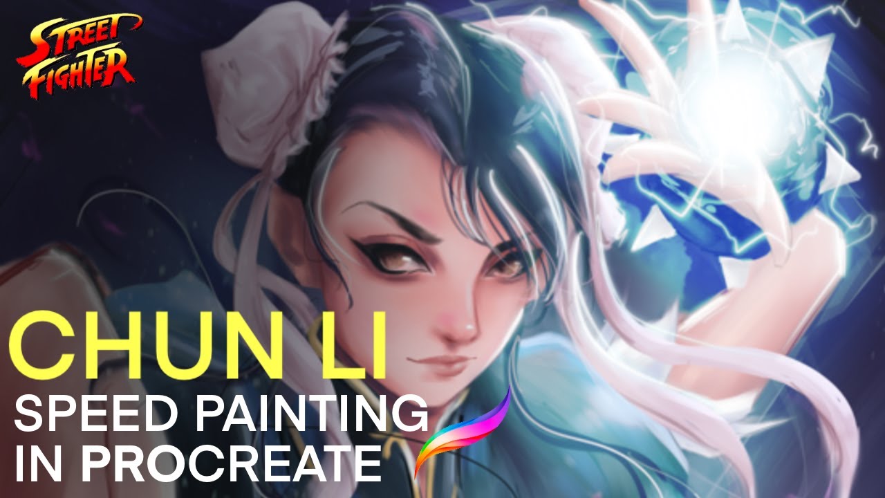 Drawing CHUN LI | SPEED PAINTING! | HOOLIGANXBG - YouTube