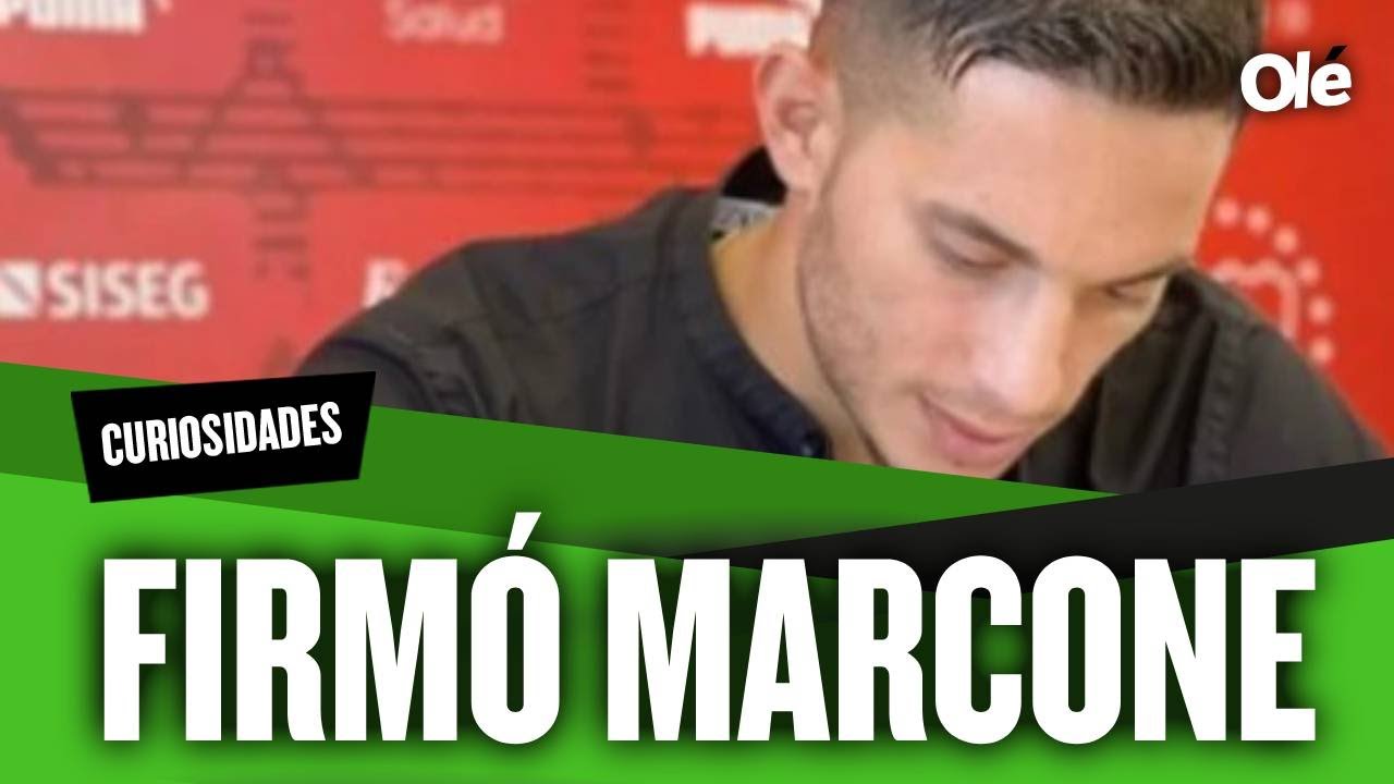 La presentación de Marcone en Independiente - YouTube
