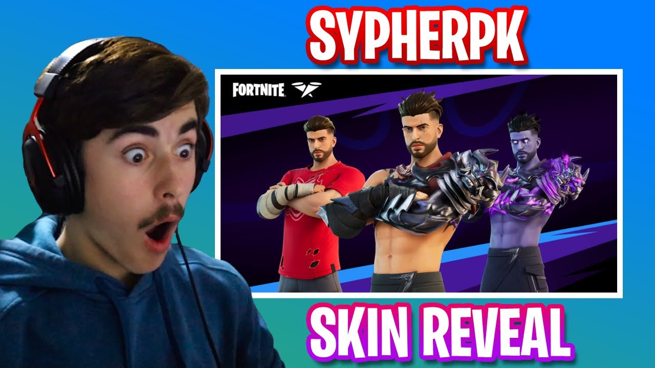 Reacting to SypherPK's ICON Skin REVEAL! - YouTube