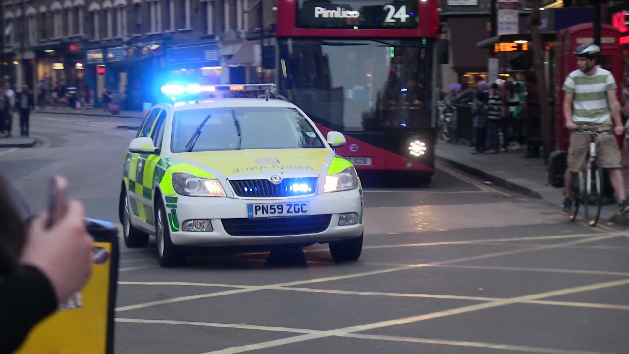 [Flying By] Organ Transplant Car - North West Ambulance Service - YouTube