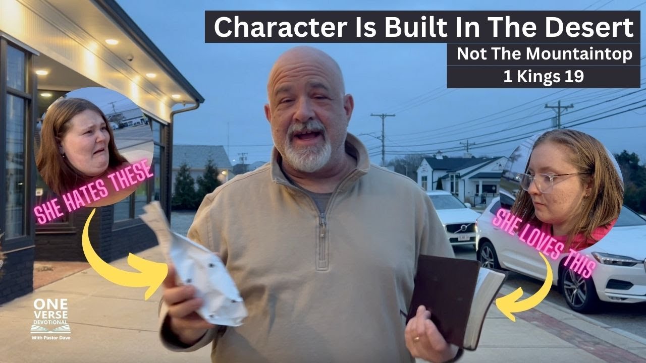 One Verse Devo - 1 Kings 19 Character Built In The Desert. #devotional ...