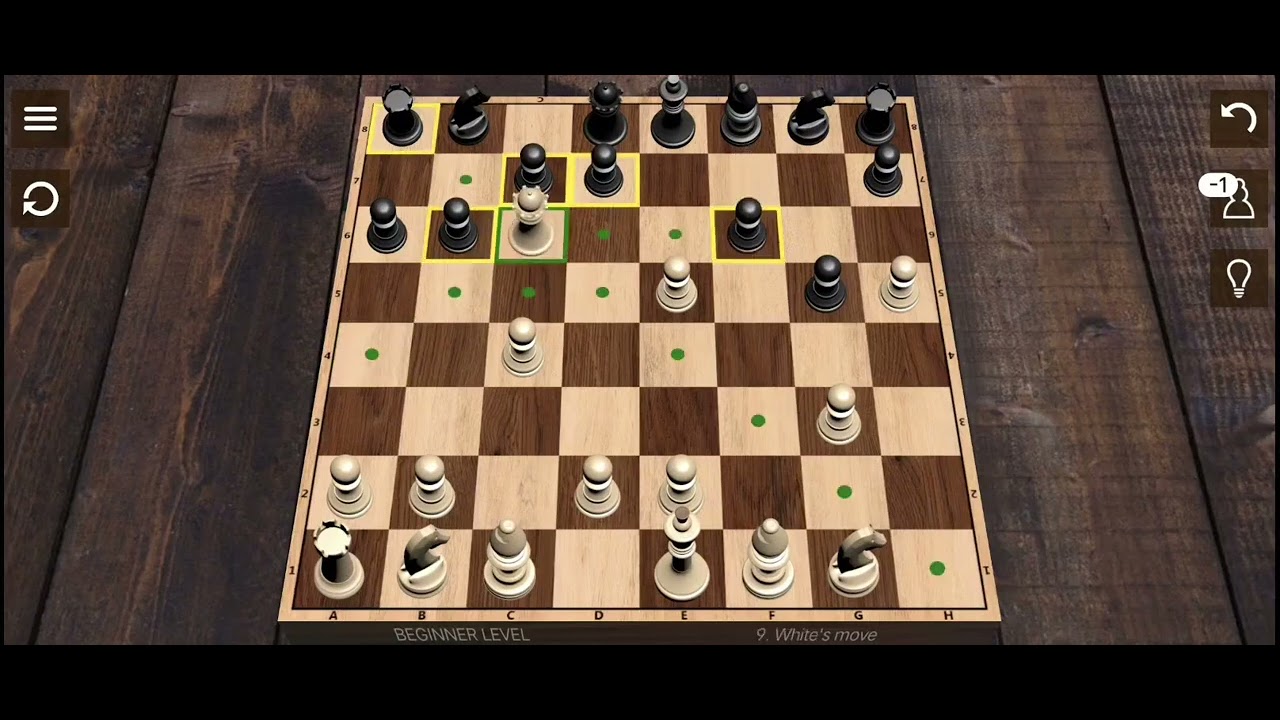 Chess ♟️ game beginners level - YouTube