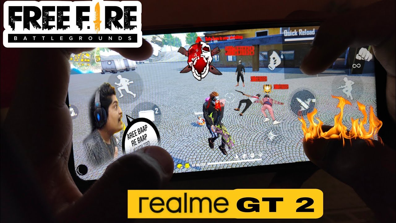 Realme gt 2 free fire gameplay💥💯/ headshot machine 💯💥#freefire#realme# ...