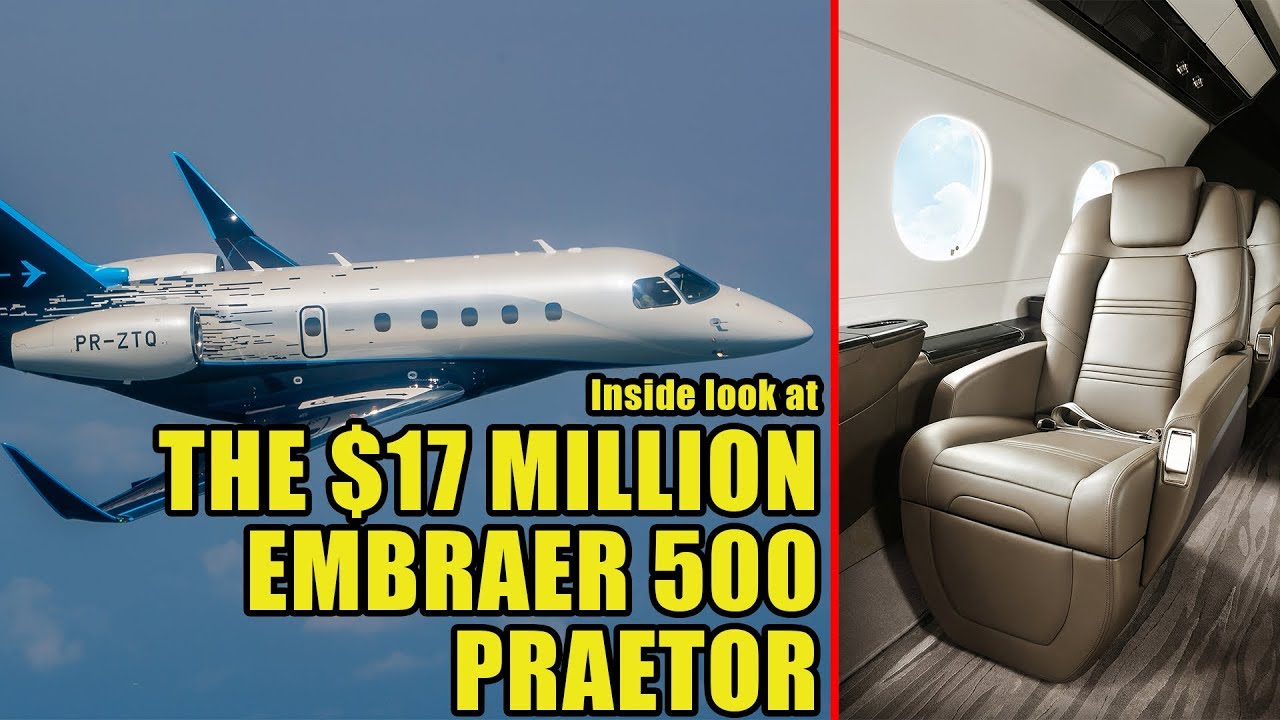 Inside look at the $17 million Embaer 500 Praetor the best midsize jet ...