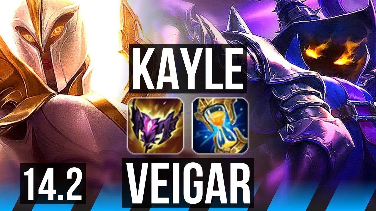 KAYLE vs VEIGAR (MID) | Quadra, 11/2/8, Dominating | BR Diamond | 14.2 - YouTube