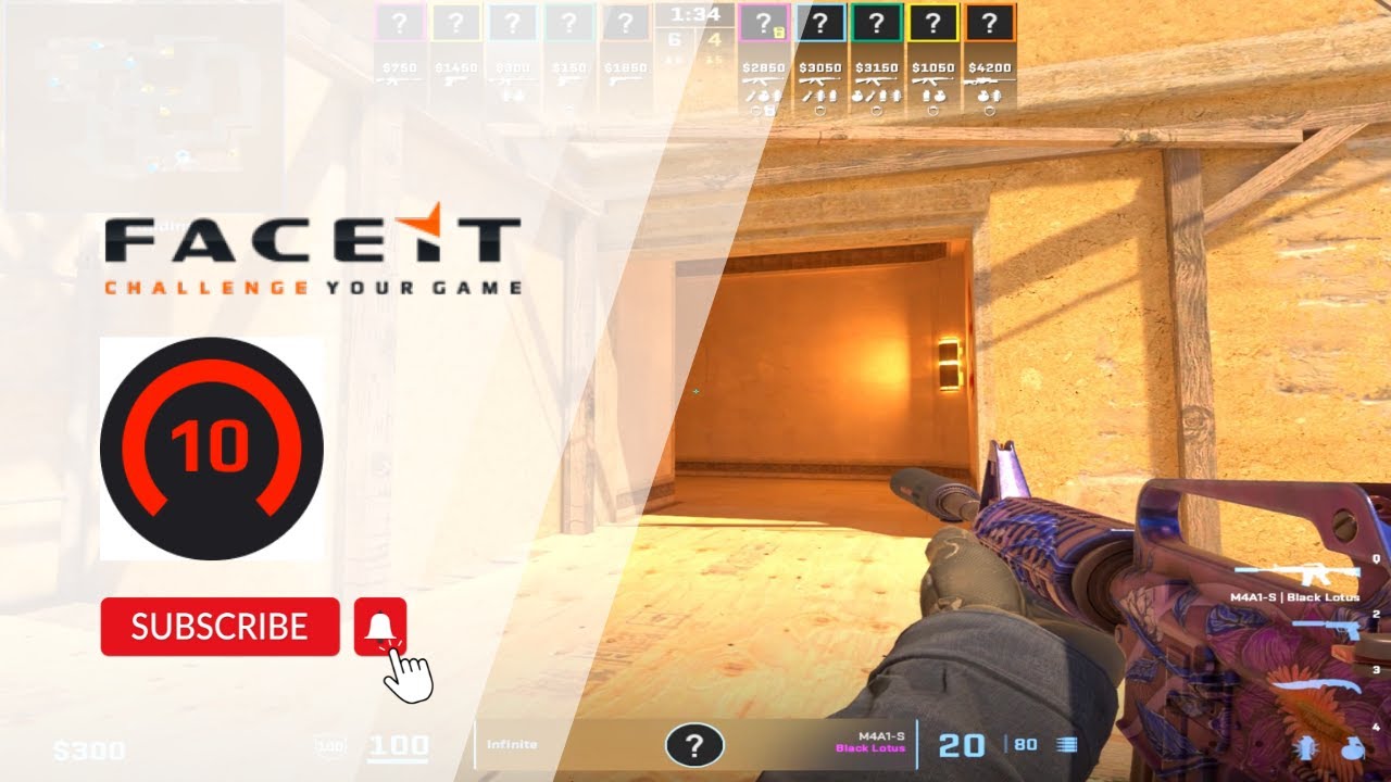 CS2 FACEIT LEVEL 10 - Gameplay - YouTube
