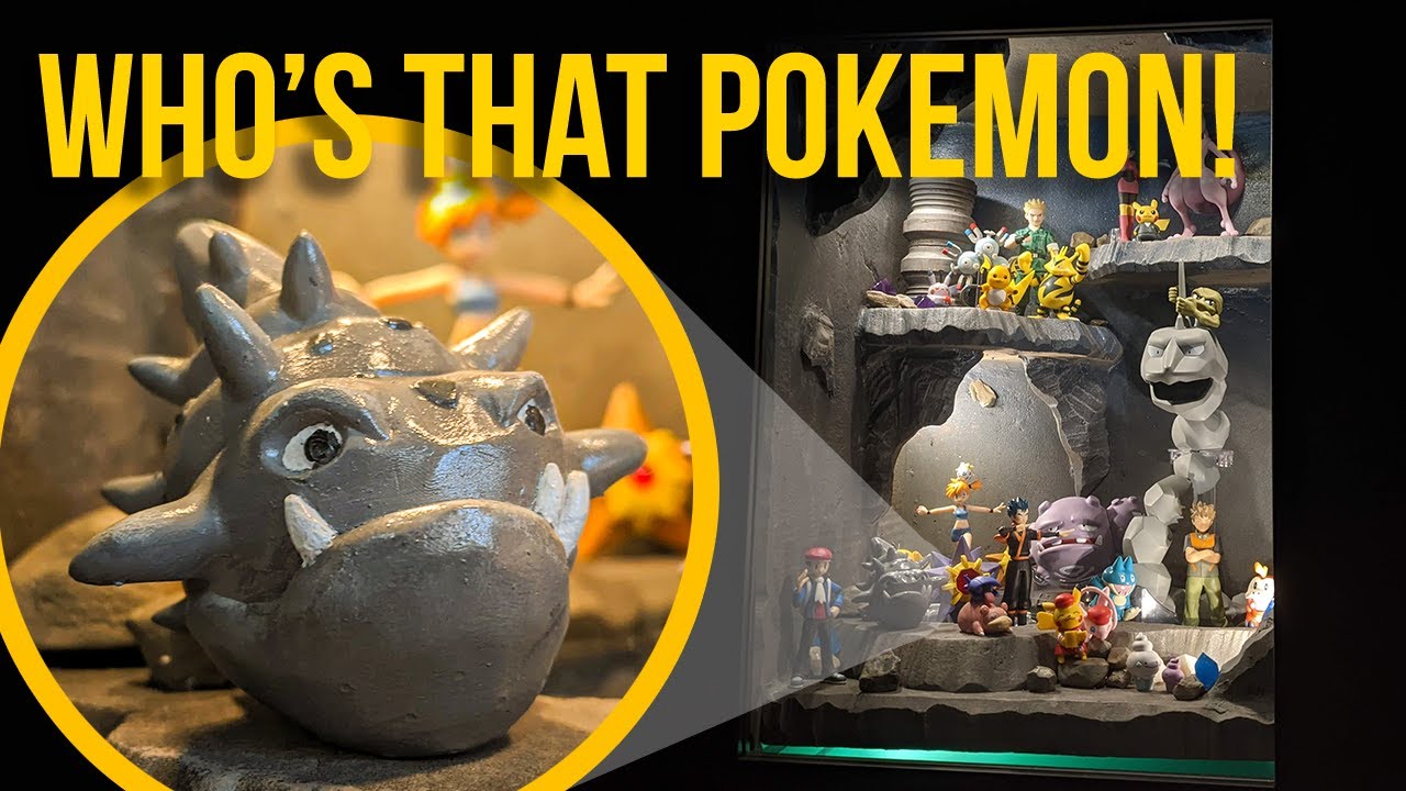I made a diorama for my rarest Pokemon toys - YouTube