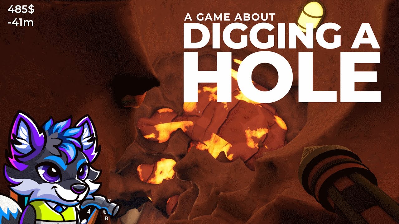 A Game About Digging A Hole - Pt 2 - We Found Spicy Rocks!!! # ...