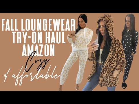 LOUNGEWEAR AND FALL STAPLES TRY-ON HAUL | AMAZON FASHION | LUVAMIA | AFFORDABLE